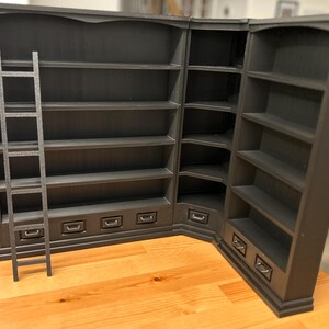 Mini Library for Mini Brands Books | 1/6th Scale | Mini Bookshelf ...