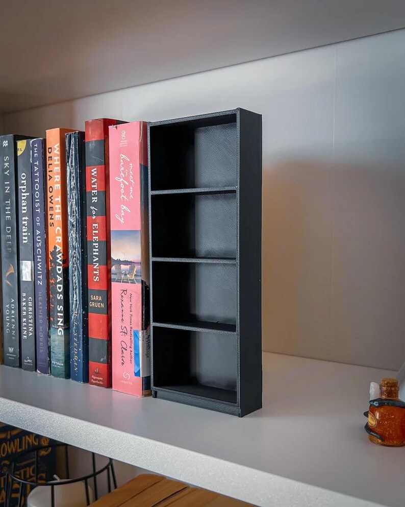 MINIATURE IKEA "billy" Bookcase 8 Inch | Bookshelf Bookend | 1/10th ...