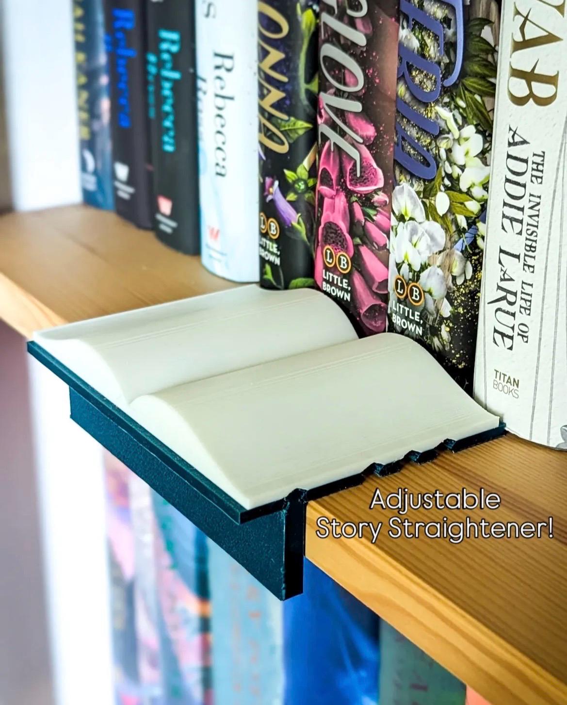 STORY STRAIGHTENER | Shelf Organizer | OCD Shelf Alignment Tool | Book Straightener | Alignment ...