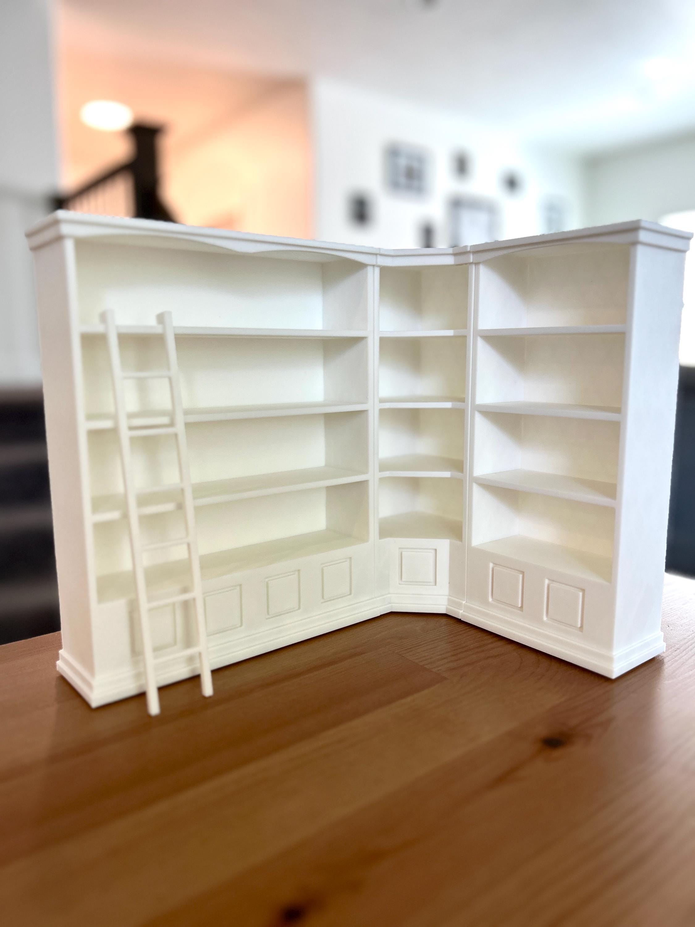 MINI LIBRARY | Mini Bookshelf | 1/12th Scale Replica Bookshelf ...
