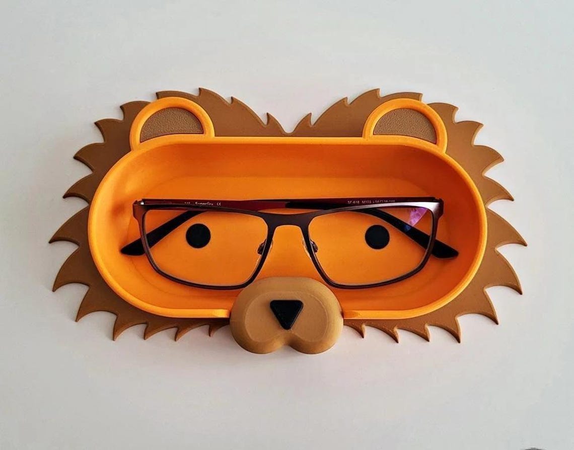 Safari Animal Glasses Holder Lion Monkey Giraffe Eyewear Stand Uk ...