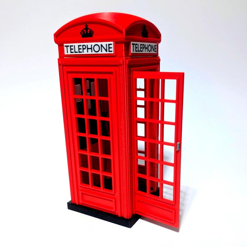 Red Telephone Box - Etsy