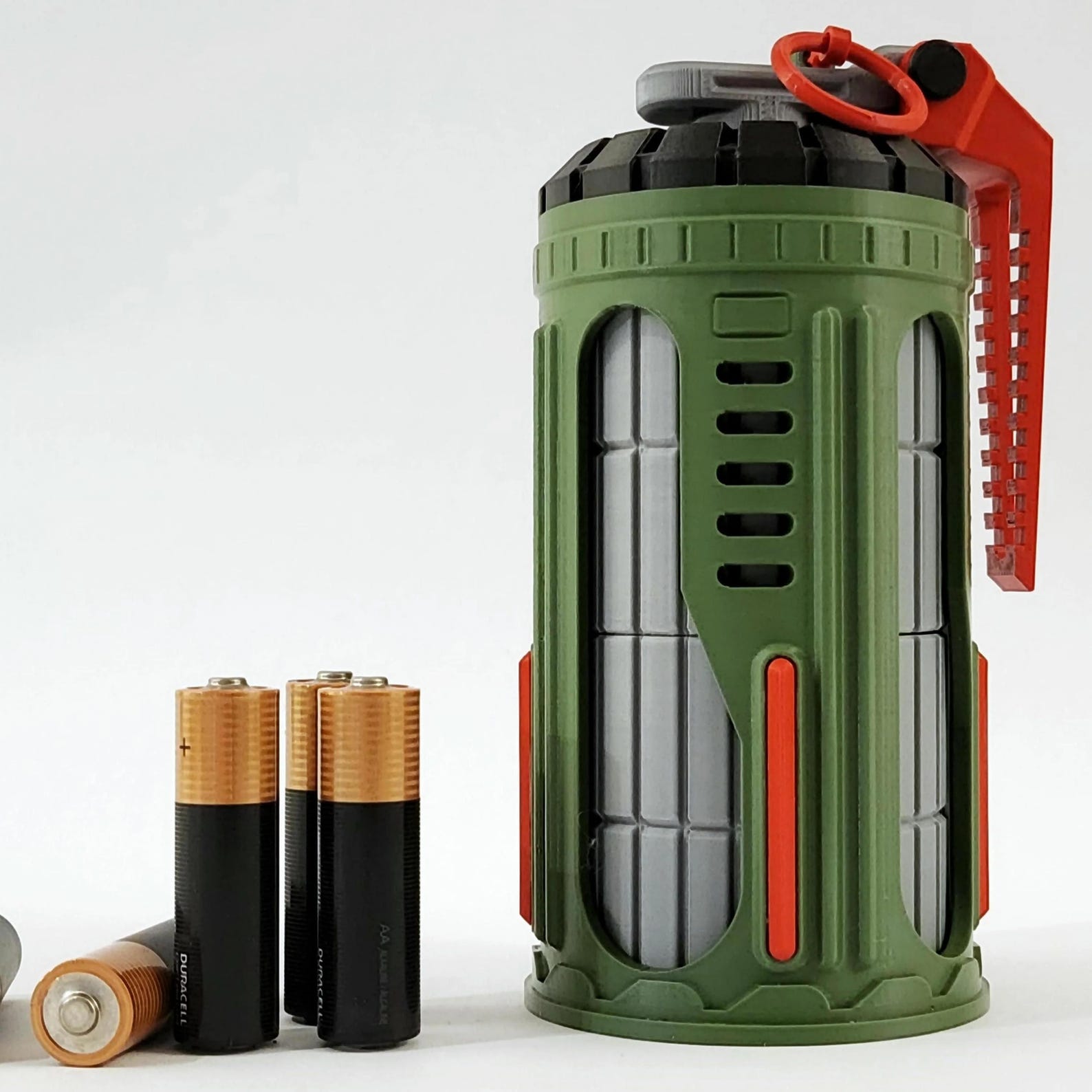 Sci-fi Grenade | Aa Battery Holder | Gamer Desk Tidy | Cosplay Prop ...