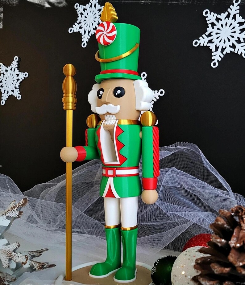 Large Christmas Nutcracker Figure | Traditional Festive Soldier ...