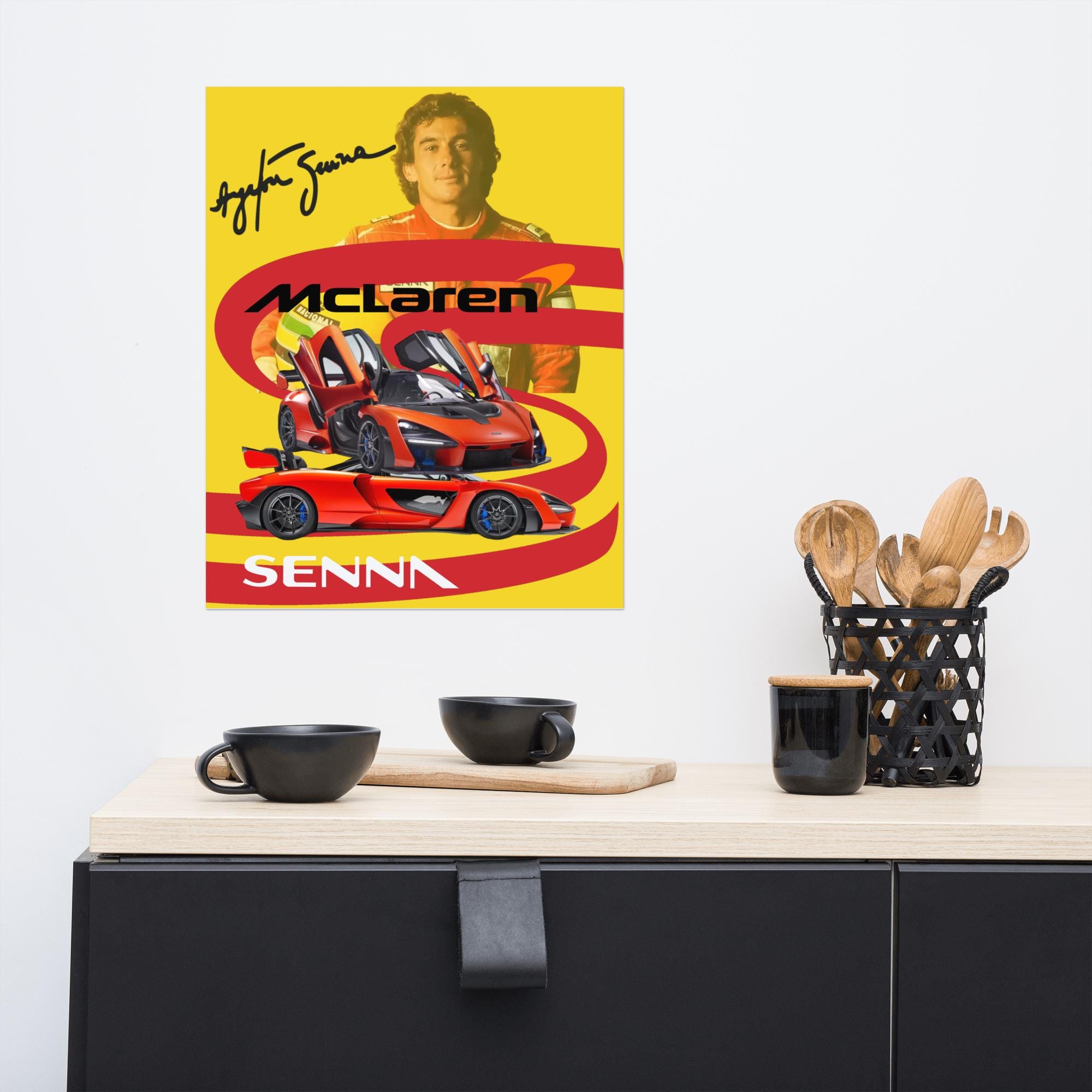 Ayrton Senna F1 X Mclaren Senna Wall Art, Wall Decor– Digital Download ...