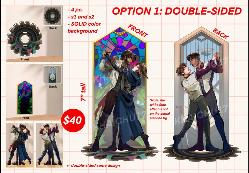 THE LOVERS STANDEE || 7” Acrylic Standee - Etsy