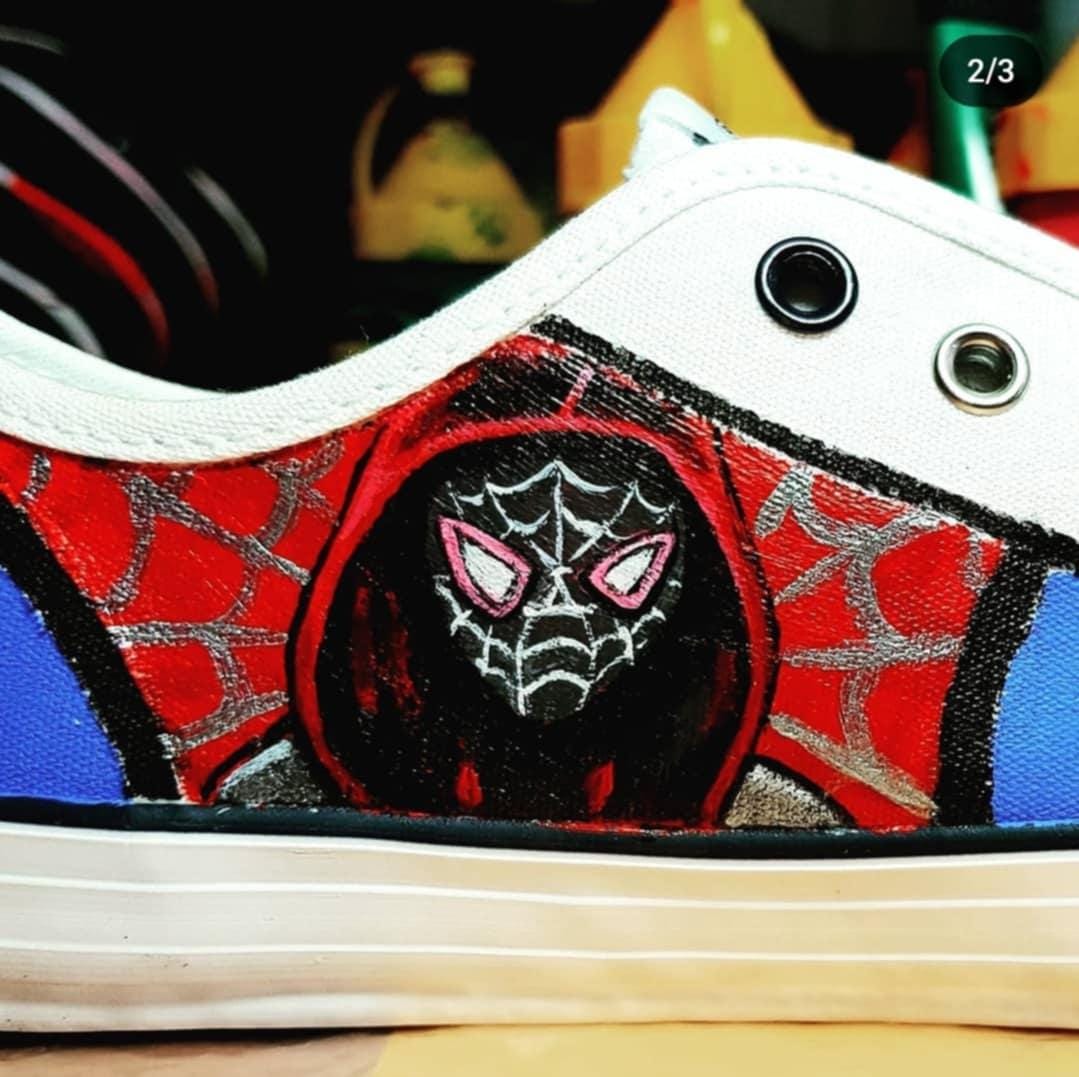 Bespoke Custom Painted Acrylic Shoes - Etsy UK