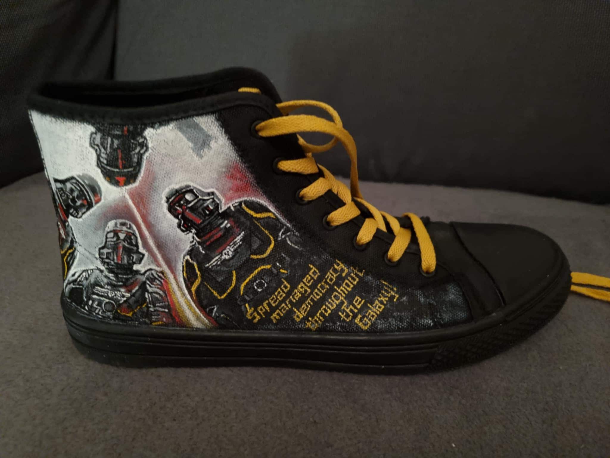 Bespoke Custom Painted Acrylic Shoes - Etsy UK