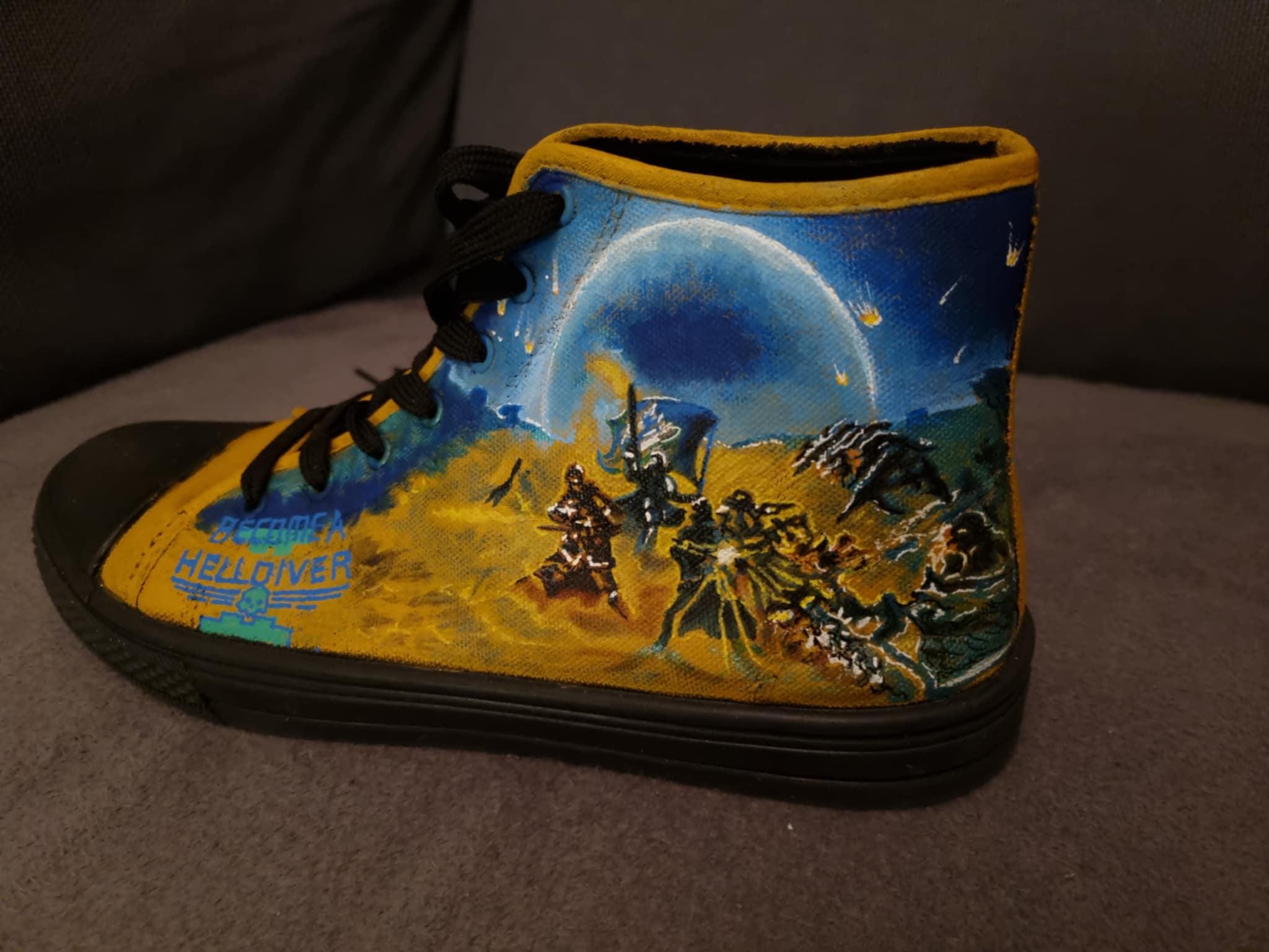 Bespoke Custom Painted Acrylic Shoes - Etsy UK