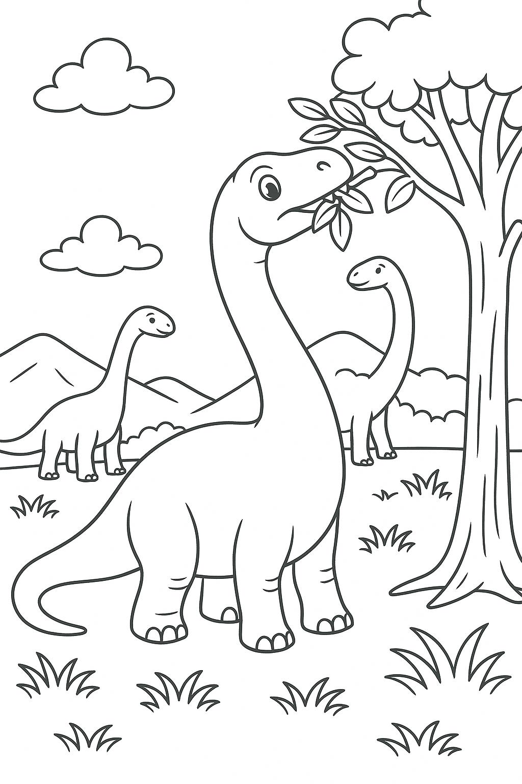 Printable Dinosaur Coloring Pages for Kids – 10 Fun Dino Designs | T ...