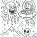 Space Coloring Pages for Kids – Printable Astronaut, Rocket & Alien ...