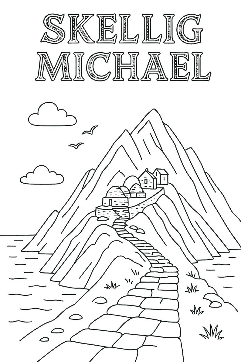 Ireland Coloring Pages – Printable Landmarks & Celtic Art | St. Patrick ...