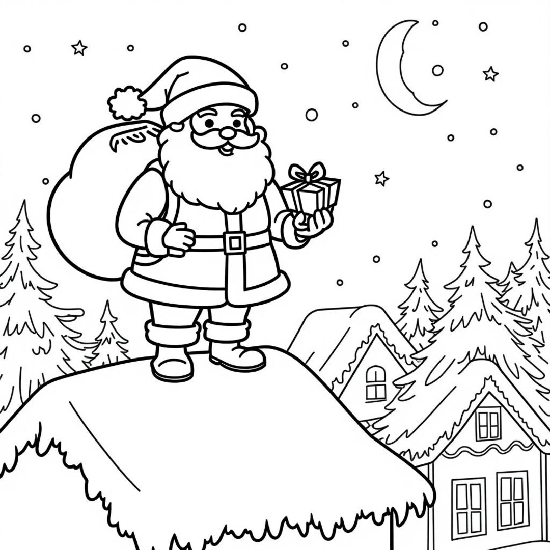 10 Printable Christmas Coloring Pages for Kids – Holiday Activity ...