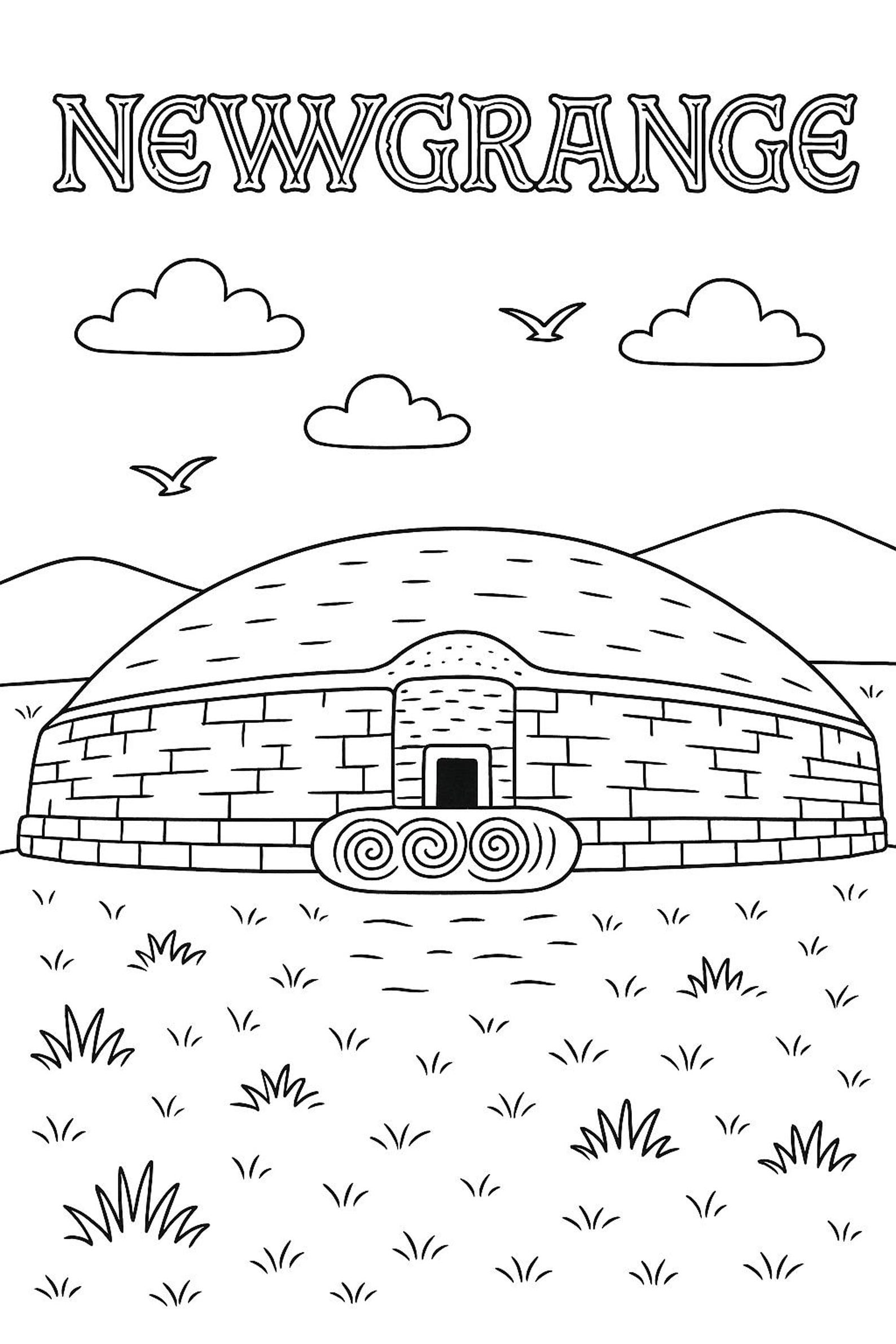 Ireland Coloring Pages – Printable Landmarks & Celtic Art | St. Patrick ...