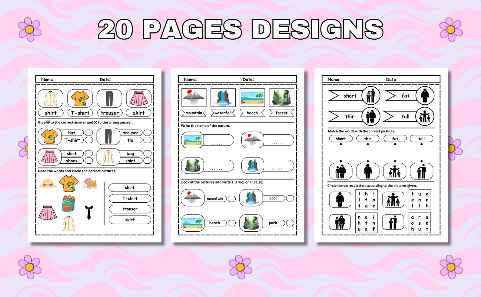 Fun ESL Vocabulary Worksheets for Kids: Interactive English Learning ...