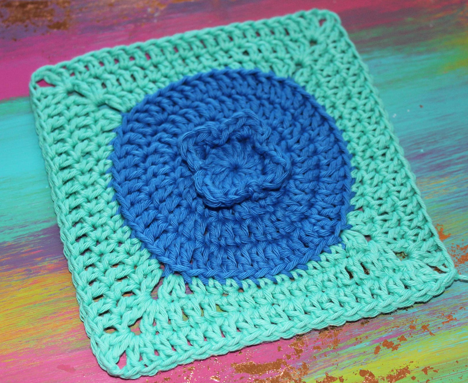 Blueberry Square Crochet Pattern by Artattackrn - Etsy