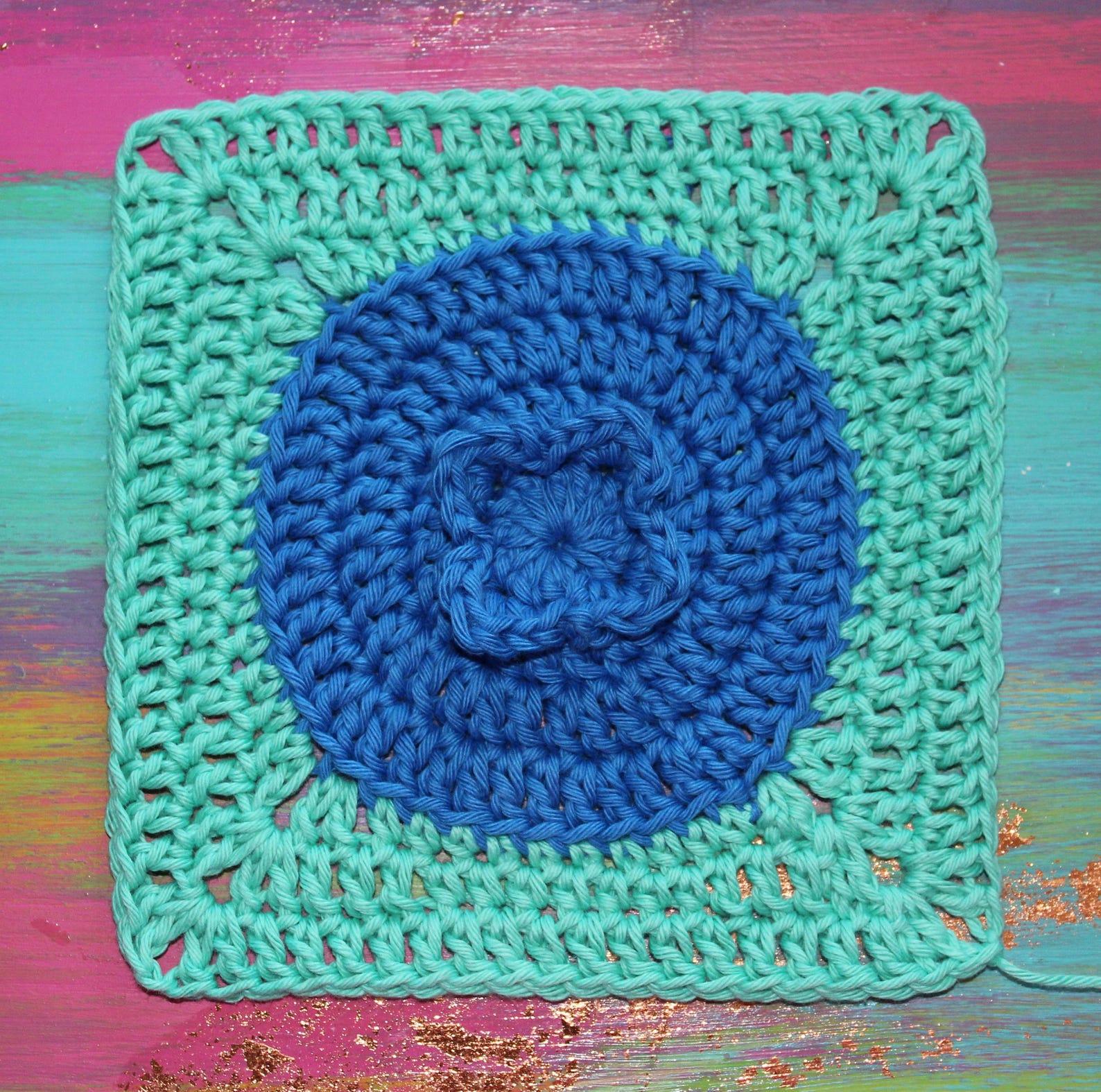 Blueberry Square Crochet Pattern by Artattackrn - Etsy