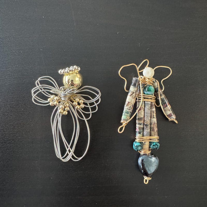 Wire Angel Sculpture - Etsy