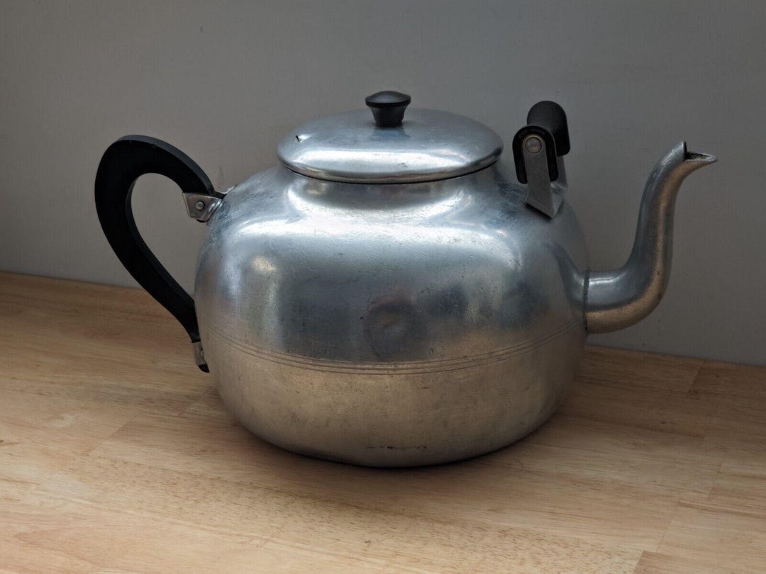 Swan Brand Kettle Teapot 8 Pints Catering Sized Party Camping Family ...