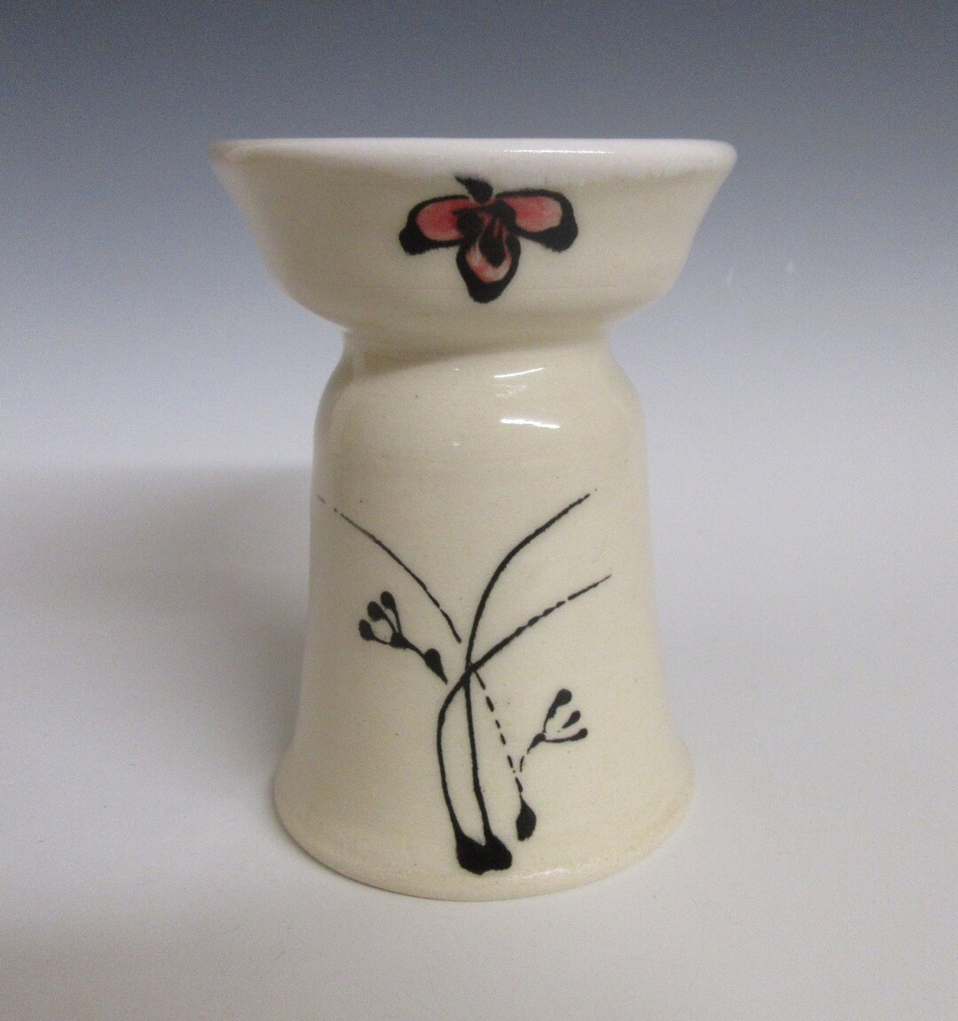 Force Bulb Vase / Handmade Pottery / Hyacinth Vase / Hand Painted ...