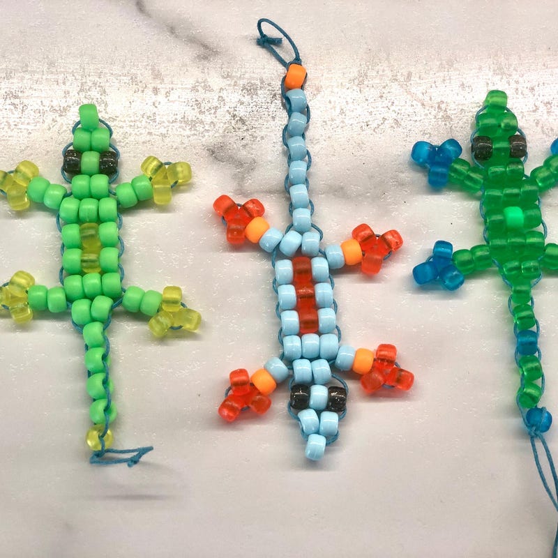 Pony Bead Keychain Patterns - Etsy