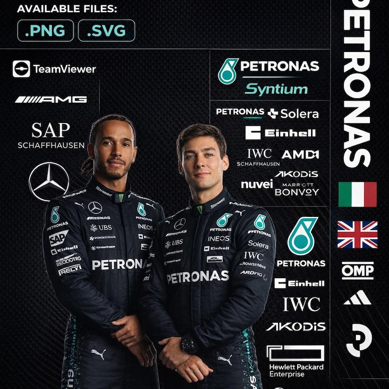Mercedes Benz Racing Decals - Etsy