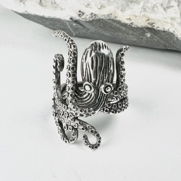 Octopus Ring - Etsy