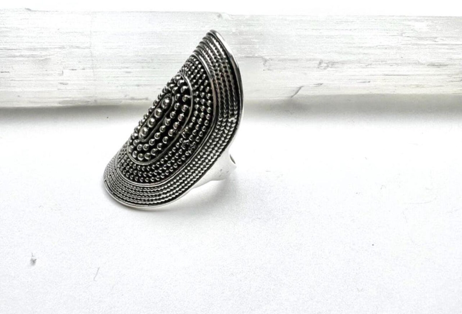 Sterling Silver Statement Ring - Etsy