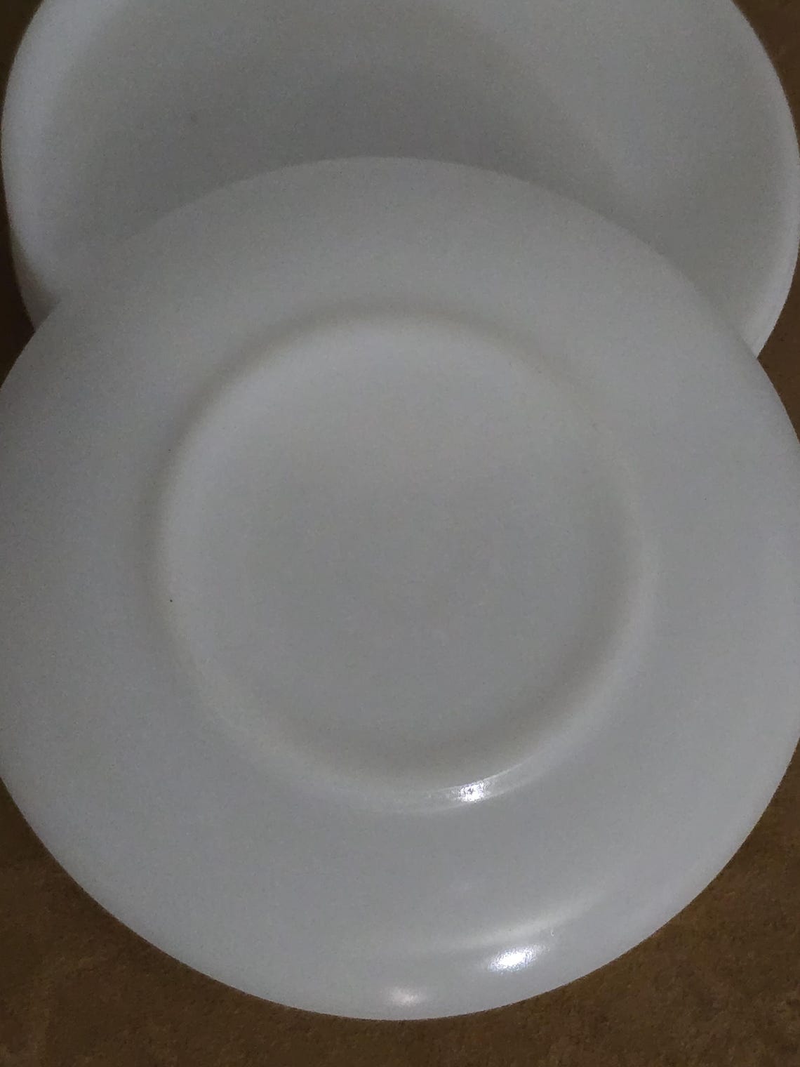 Vintage Milk Glass Dessert Saucers, Set of 5, USA Made - Etsy