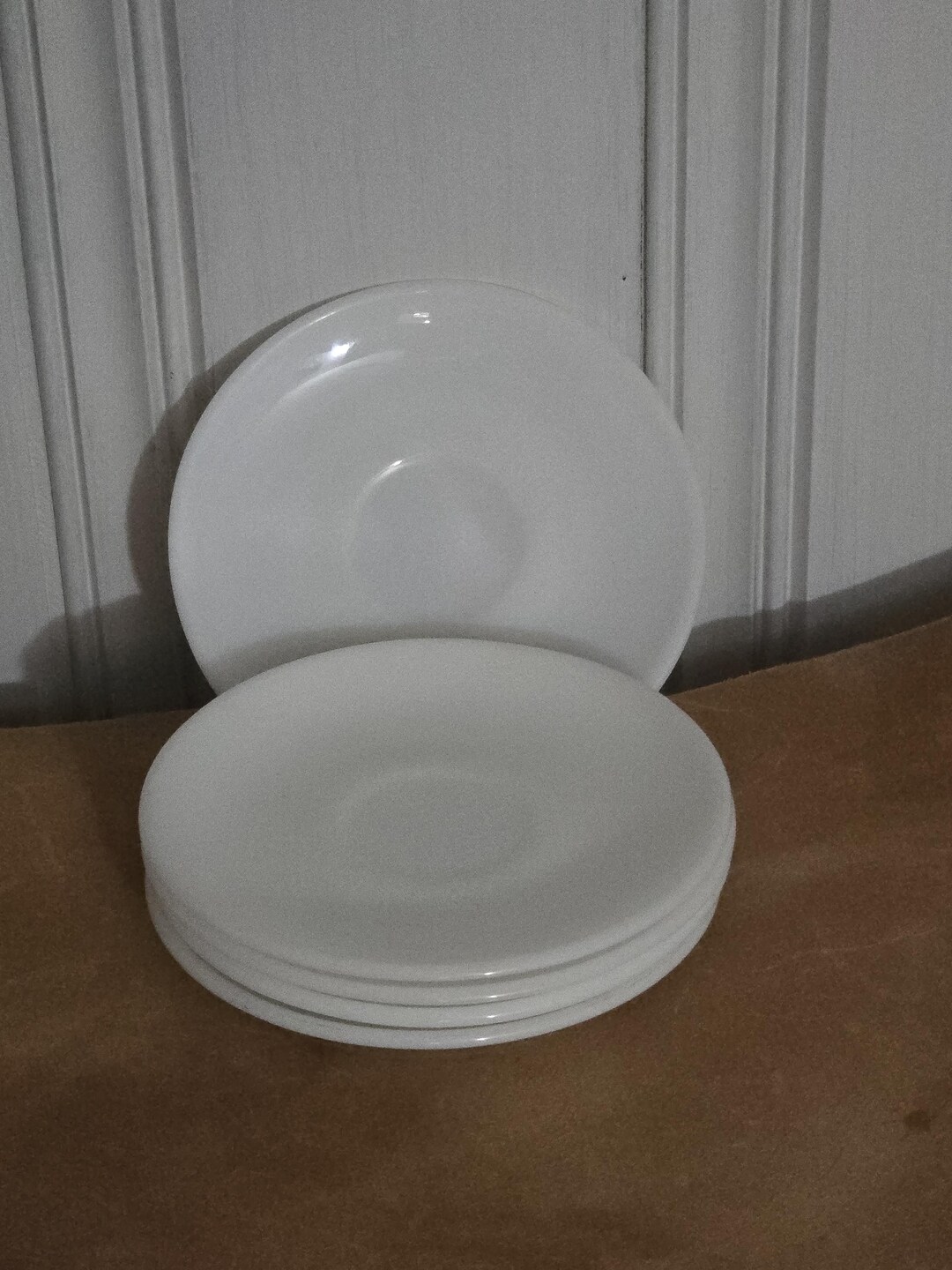 Vintage Milk Glass Dessert Saucers, Set of 5, USA Made - Etsy