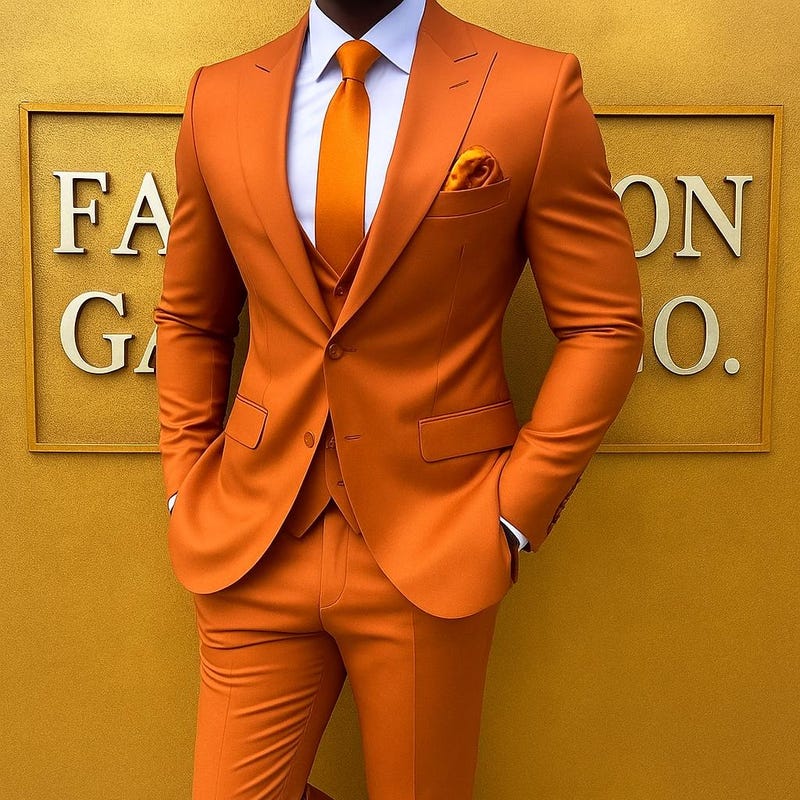 Rust Suit Men - Etsy