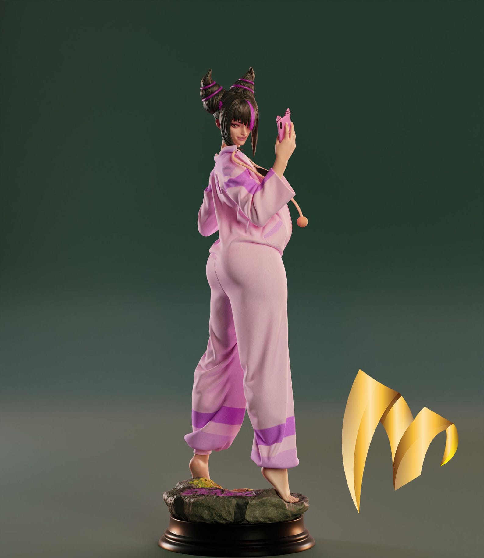 NSFW + 通常の STL モデル Juri Han パジャマ (ピース) - Etsy 日本