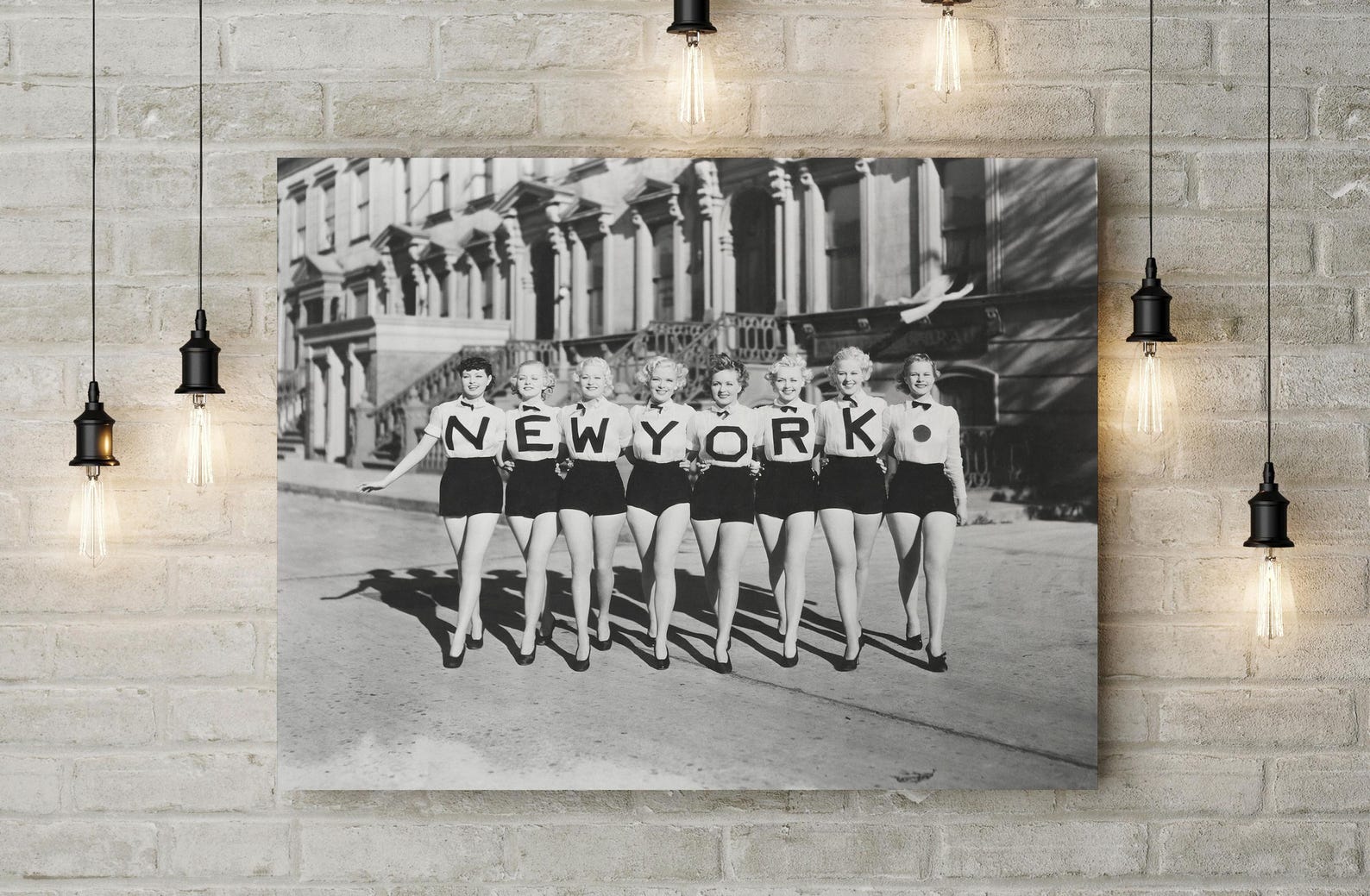 New York Chorus Line, Black and White Art, Vintage Wall Art, New York ...