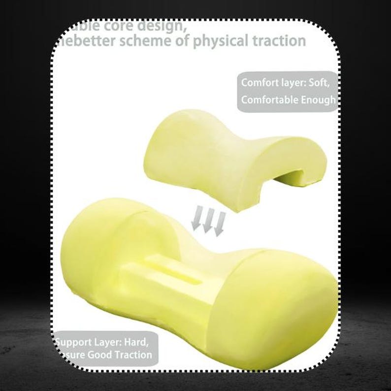 Neck Roll Pillow, Small Cervical Memory Foam Pillow for Tension Muscle ...