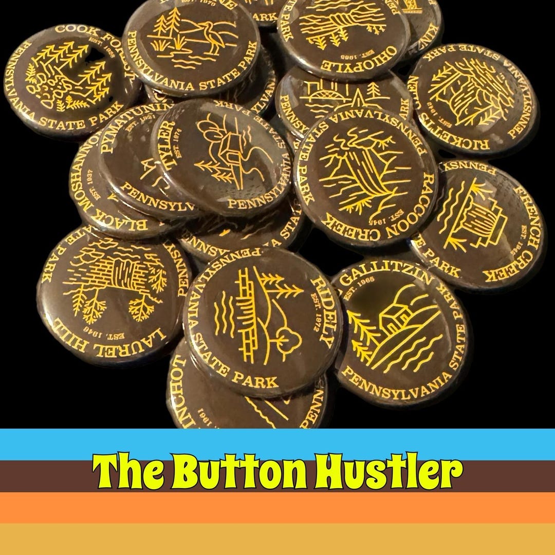 Pennsylvania State Park Buttons (tokens, Pins). Collect Buttons for ...