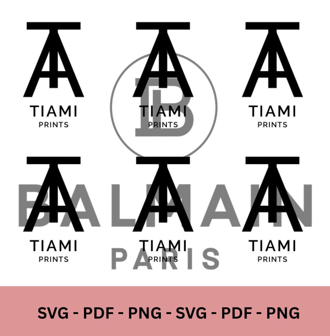 Balmain Logo - SVG, PDF, PNG - Designer Files for Cricut. Designer ...