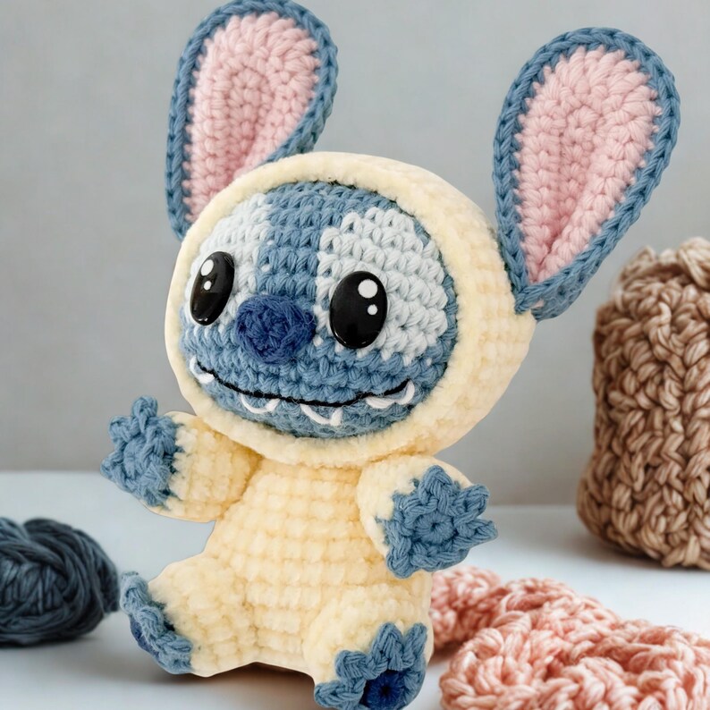 Labubu Crochet Pattern – Realistic Amigurumi Forest Creature DIY ...