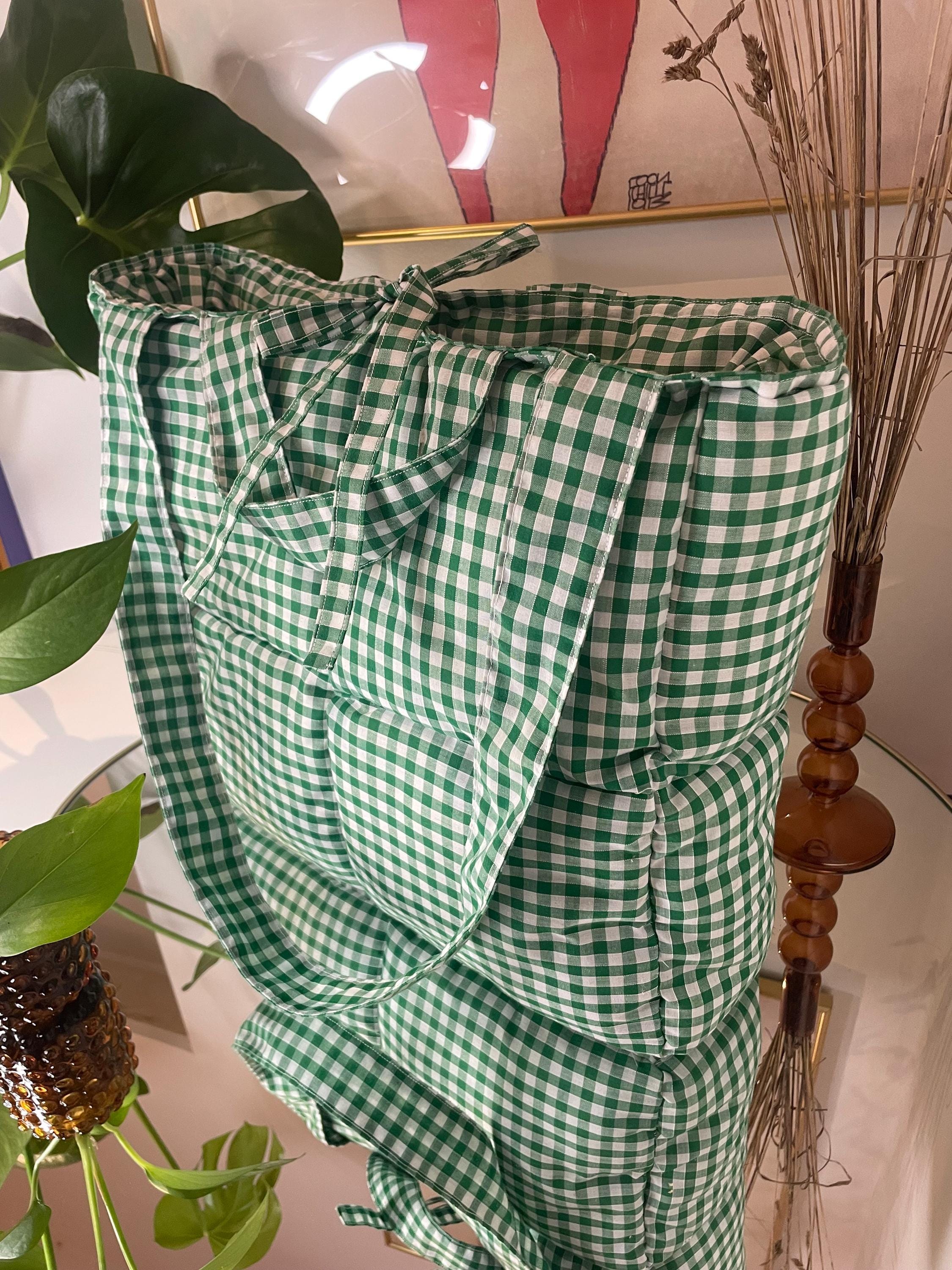 Gingham Quilted Tote Bag - Etsy