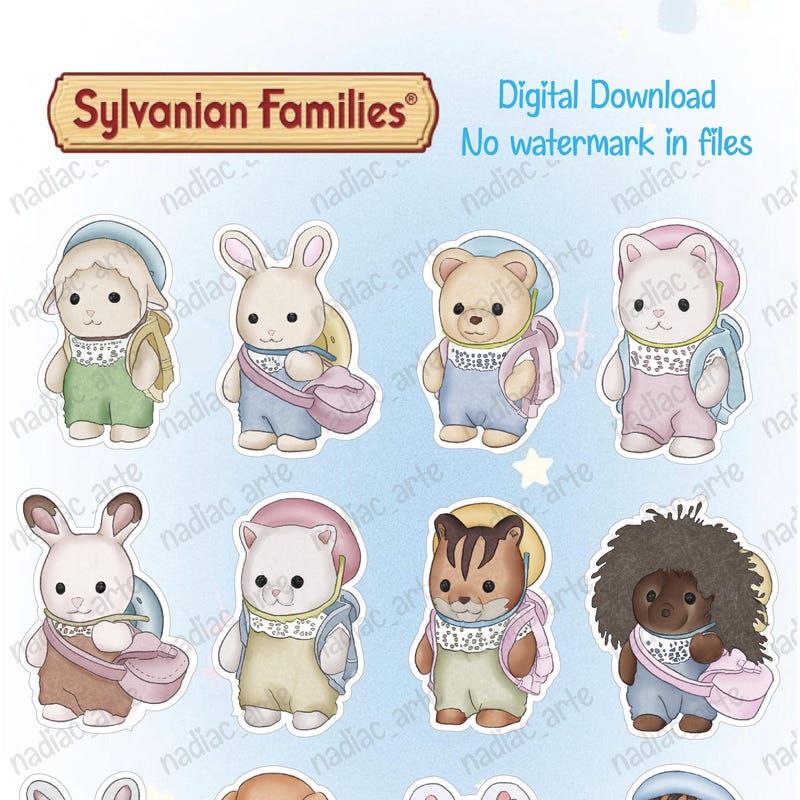 Kawaii Critters Stickers - Etsy