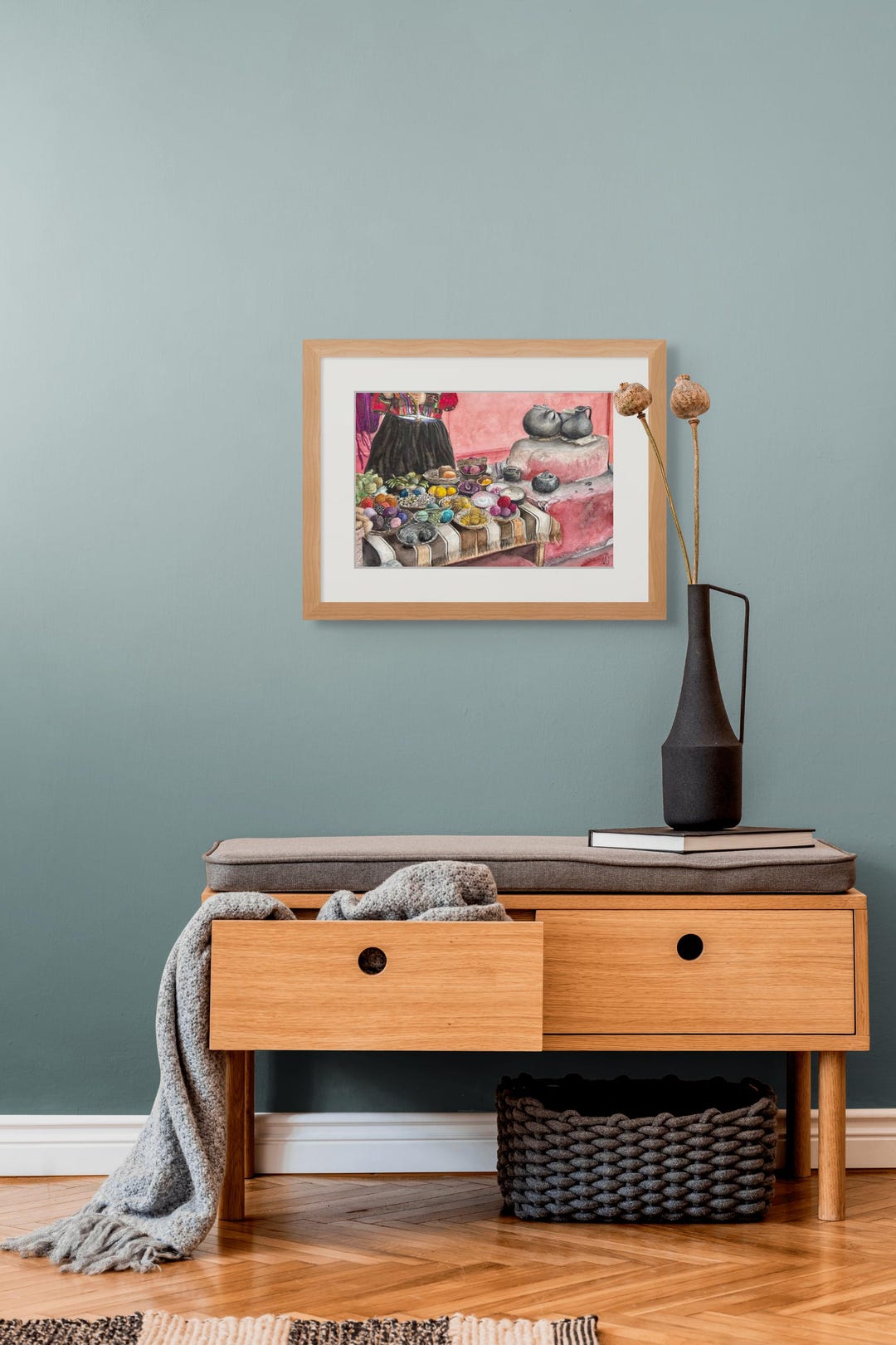 Peruvian Watercolor Wall Art - Etsy