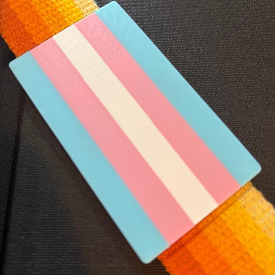 Trans Pride Bag Flag – Backpack Charm, Travel Luggage Tag, Purse Strap ...