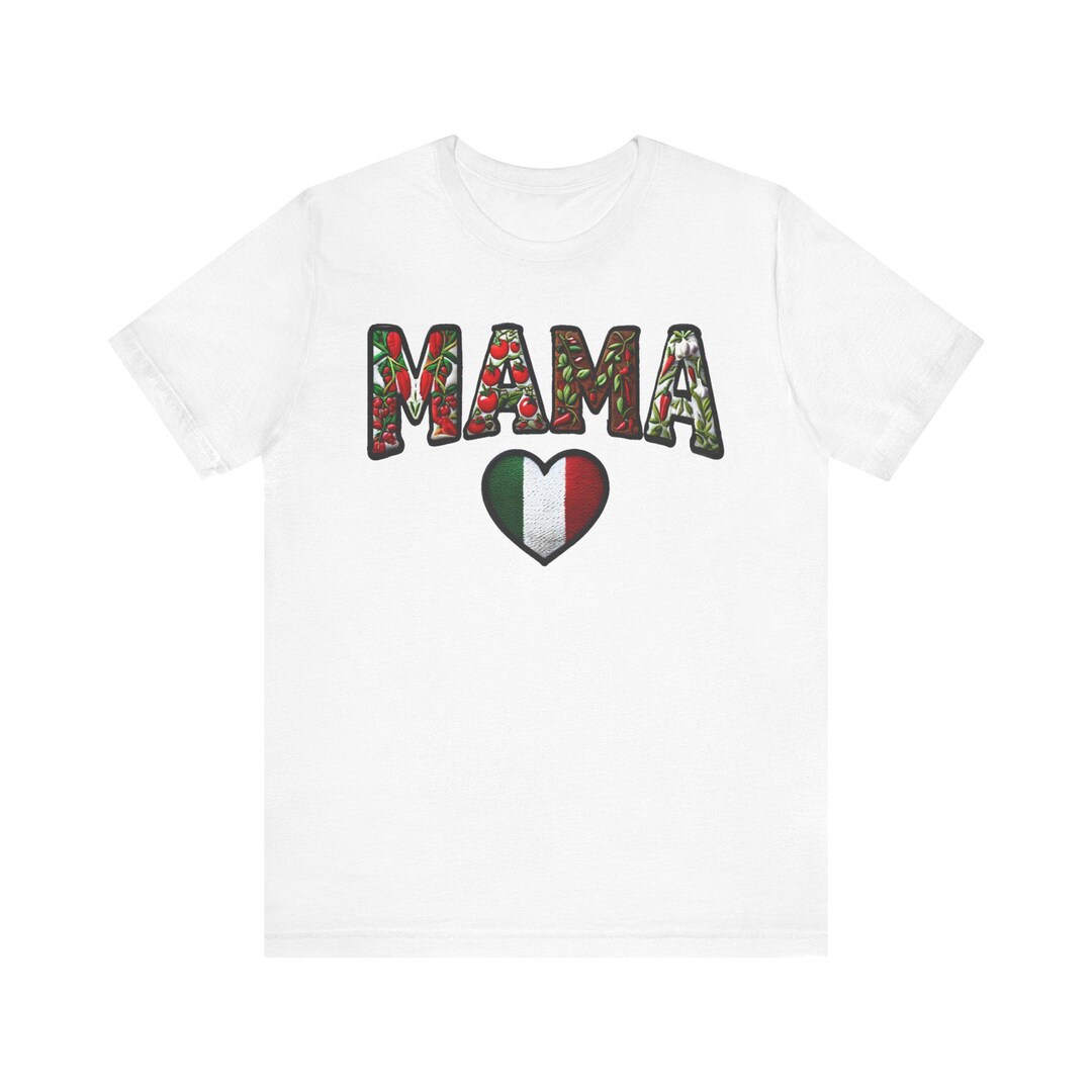 Italian MAMA Unisex Tee - Proud Mother Gift, Italy Mom Shirt, Family ...