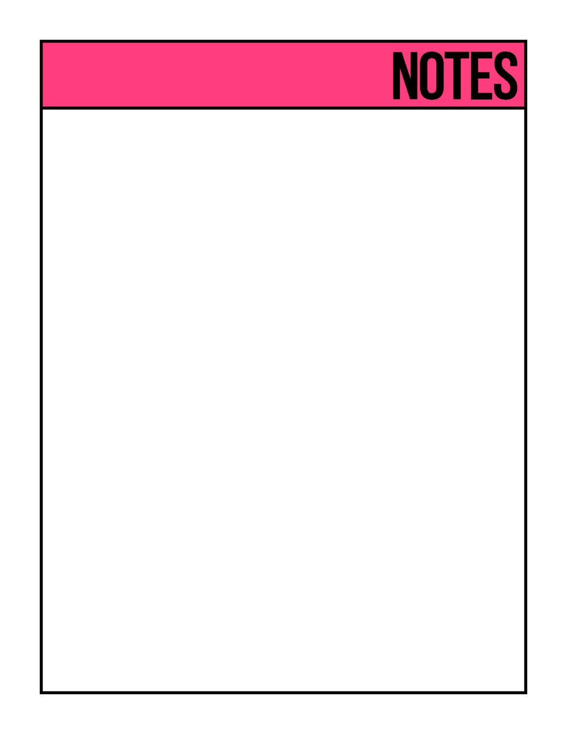 Pink Undated Weekly Planner Printable, Week on 1 Page, Letter Size ...