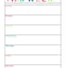 Bright Weekly Planner Printable, Week on 1 Page, Undated,letter Size ...