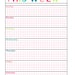 Bright Weekly Planner Printable, Week on 1 Page, Undated,letter Size ...
