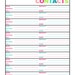 Bright Contacts Address Book Printable Page, Letter Size PDF, Home ...
