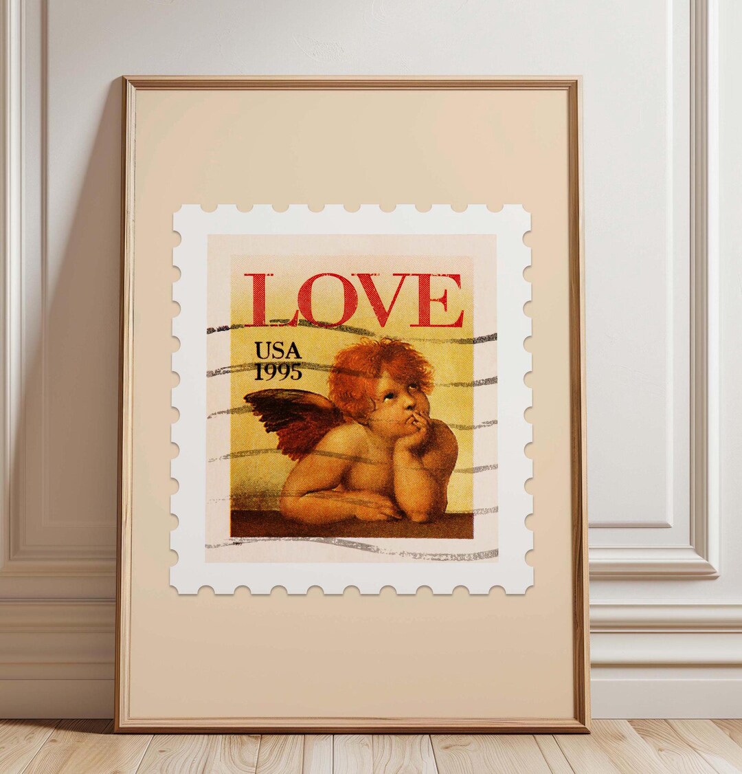 Raffaello Sanzio Cherub Print: Vintage Angel Wall Art (digital Download ...