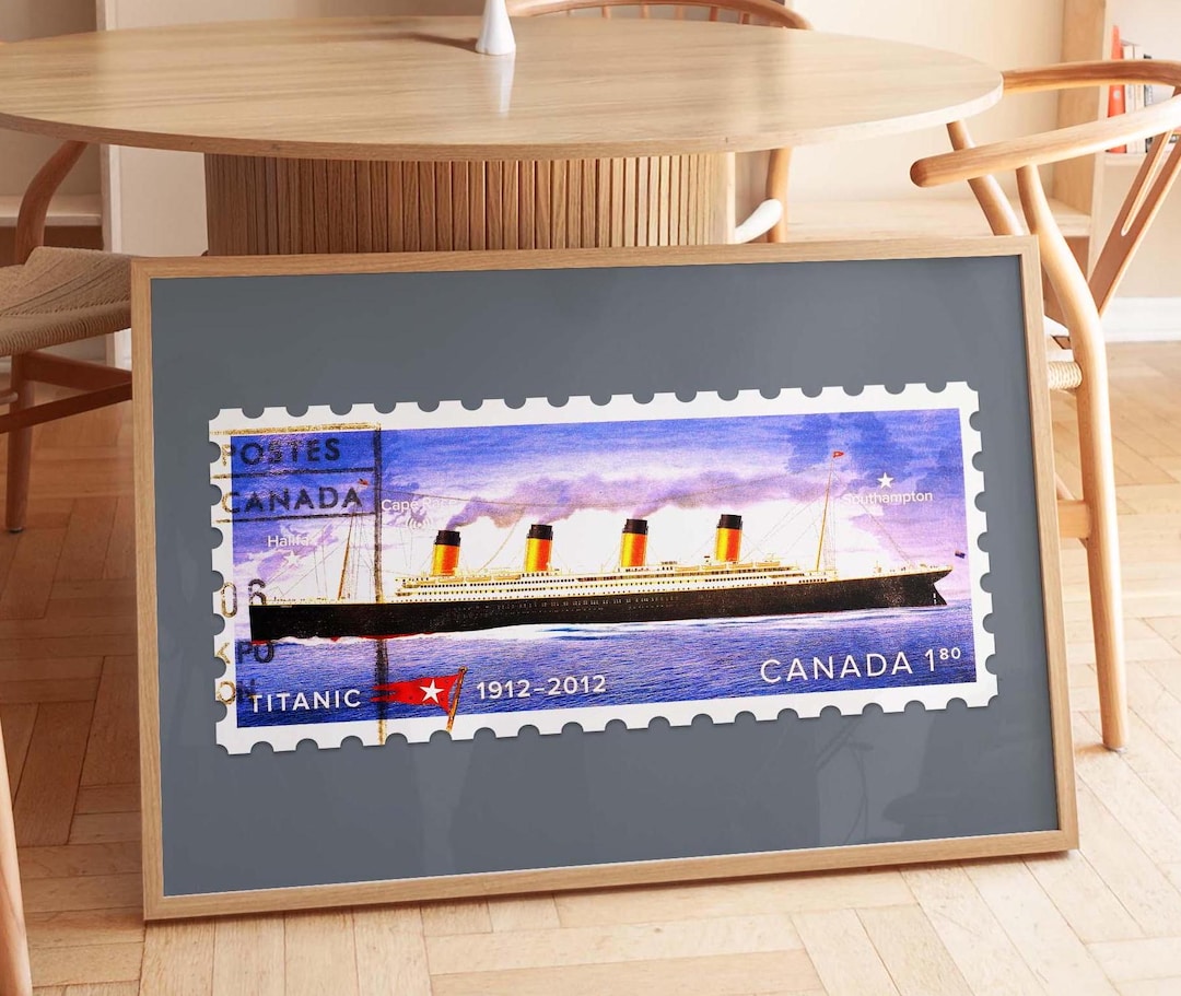 Titanic Digital Art, Old Movie Wall Art, Titanic Gift Idea, Vintage ...