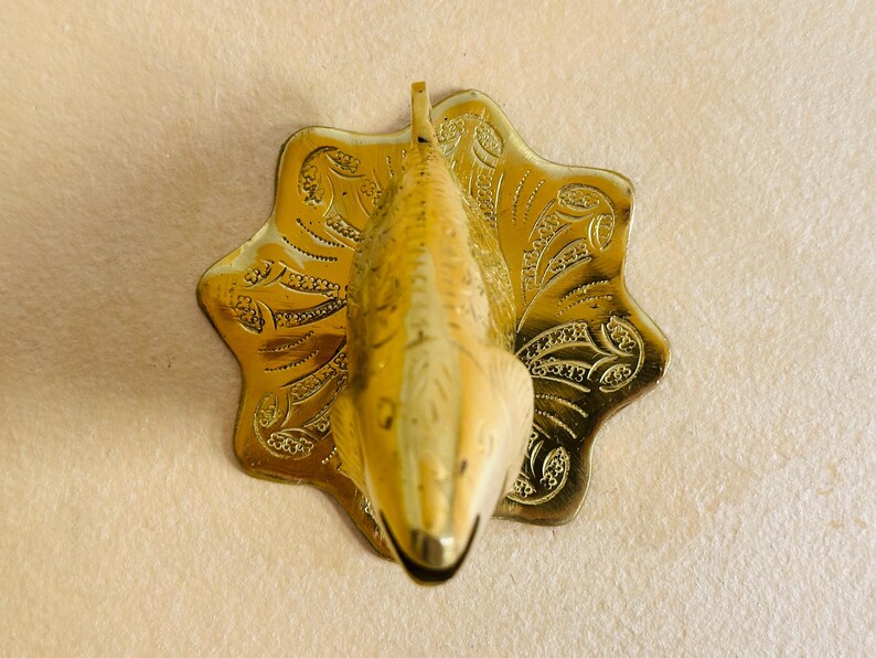 Moroccan Brass Fish Head Water Spout – Handcrafted Ornate Tap | Vintage ...