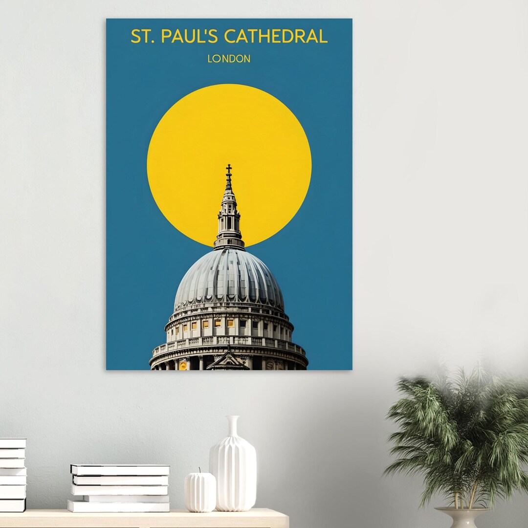 St Paul's Cathedral Wall Art, Museum-quality Matte Paper Poster, London ...